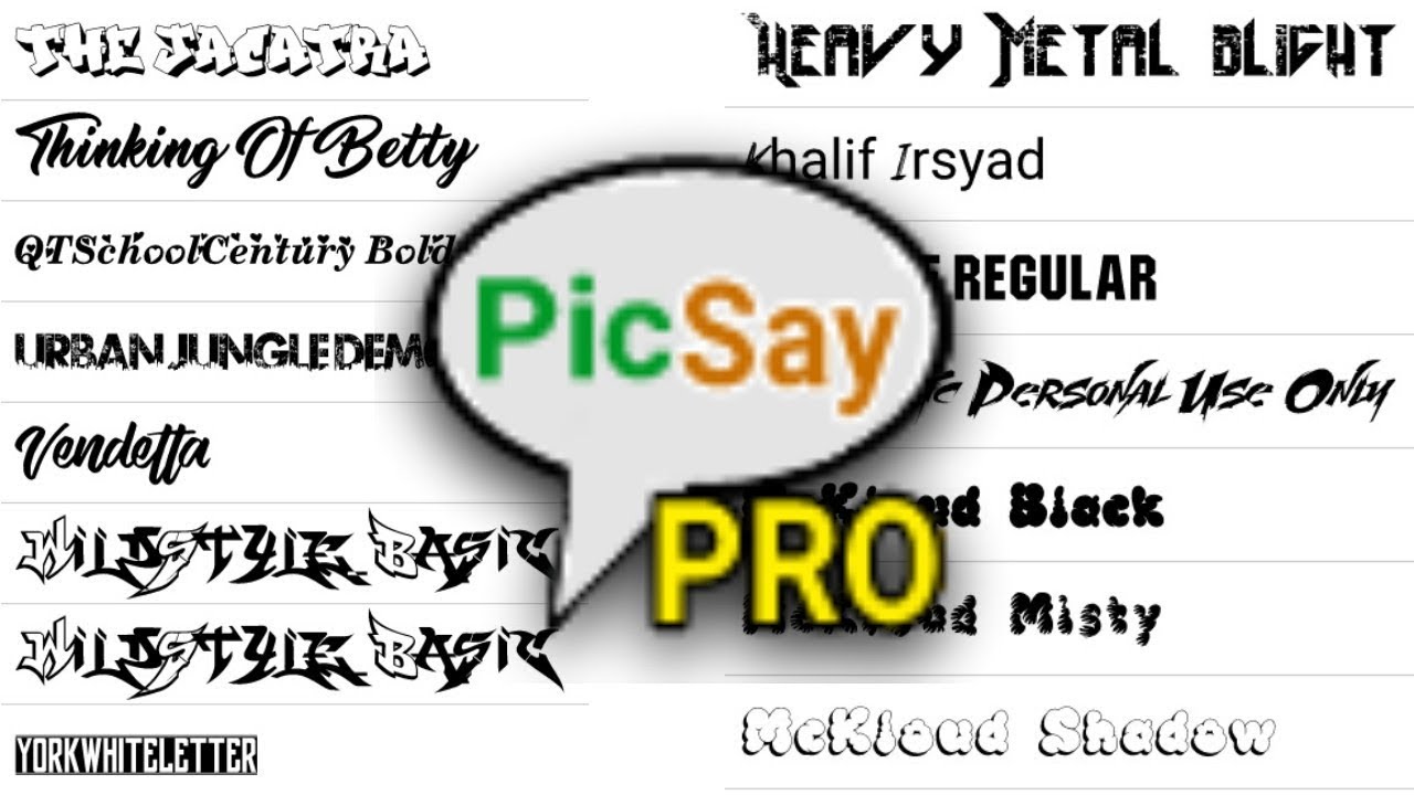Cara Menambahkan Font Ke Dalam Picsay Pro - YouTube