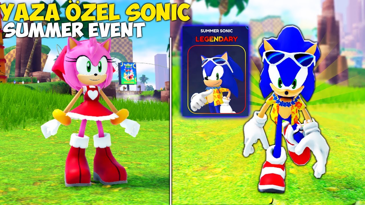 🦔 YAZA ÖZEL 2 SONİC SUMMER SONİC ve CHEF AMY 🦔 Sonic Speed Simulator ...