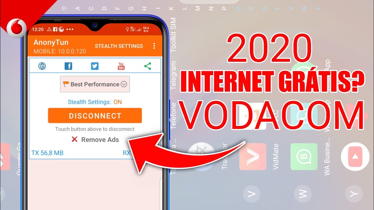NAVEGA COM O VPN NA VODACOM! QUASE GRATIS - YouTube
