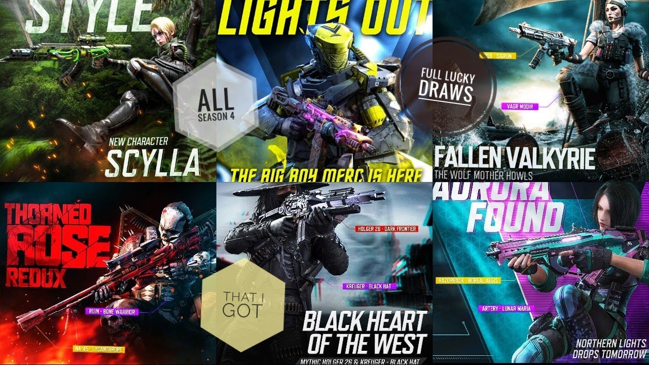 ALL SEASON 4, FULL LUCKY DRAWS, THAT I GOT | Call Of Duty Mobile ...