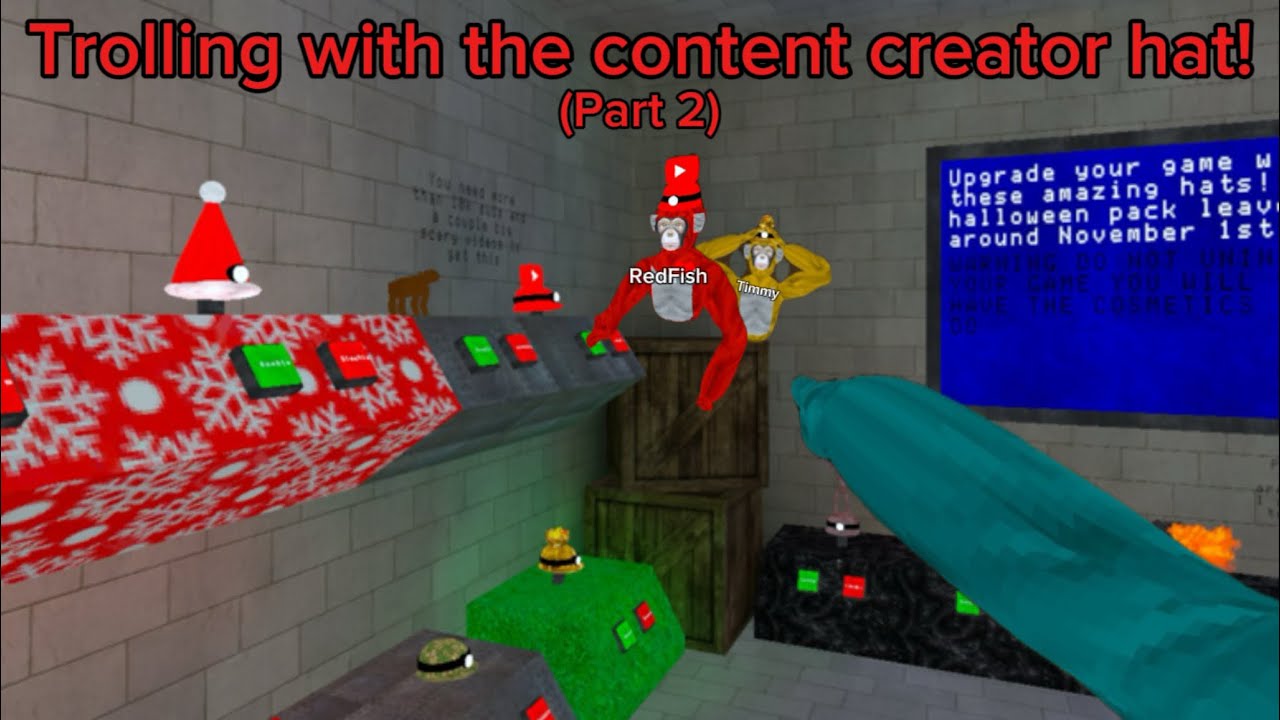 Trolling with the Content Creator Hat! (part 2) - YouTube