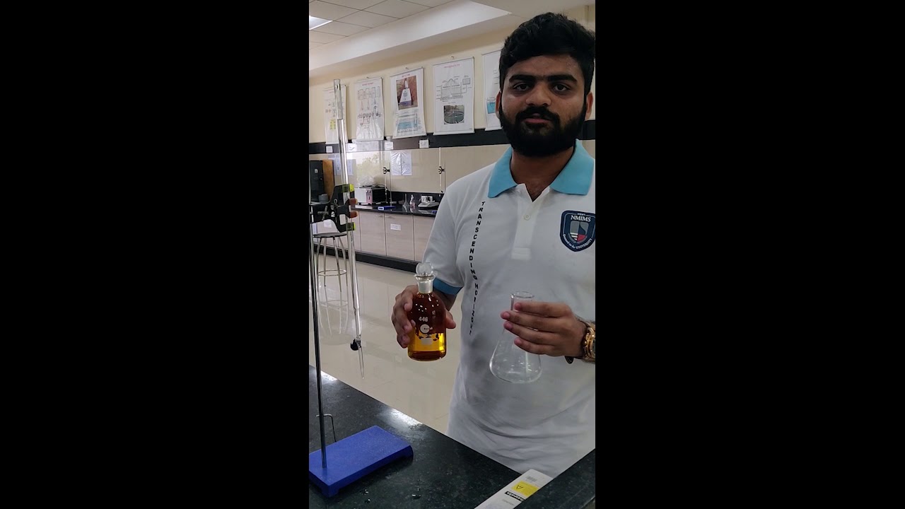 Dissolved Oxygen determination by Winkler's method - YouTube