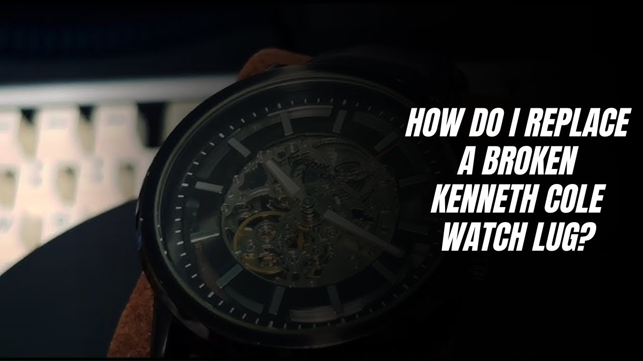 How do I replace a broken Kenneth Cole watch lug? - YouTube