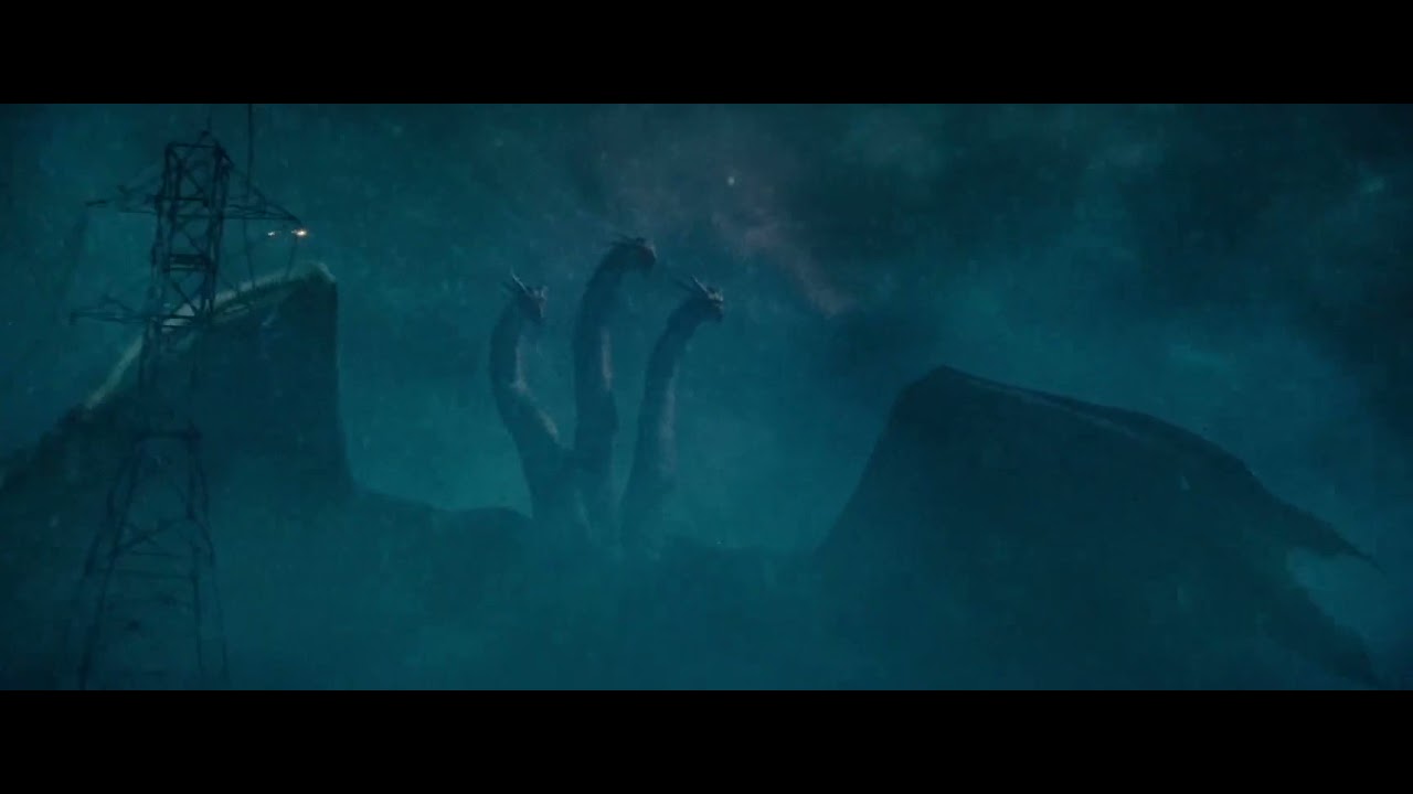 King Ghidorah's Intimidation Display (Godzilla King Of The Monsters ...