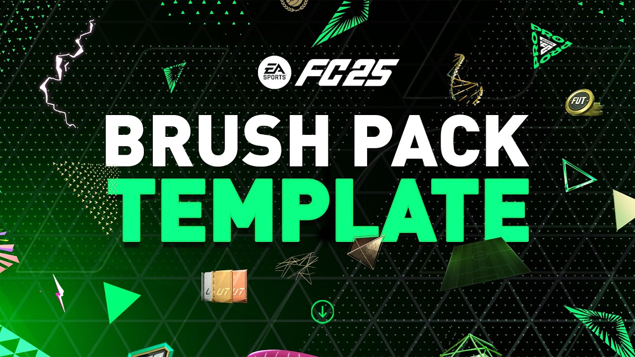 🚨FC25 BRUSH PACK TEMPLATE🎮⚽ - YouTube
