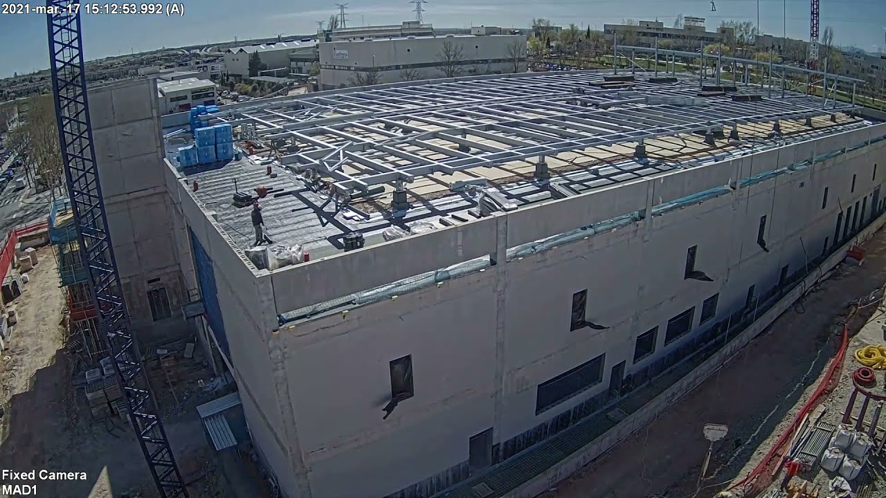 Madrid 1 Data Center time lapse - YouTube