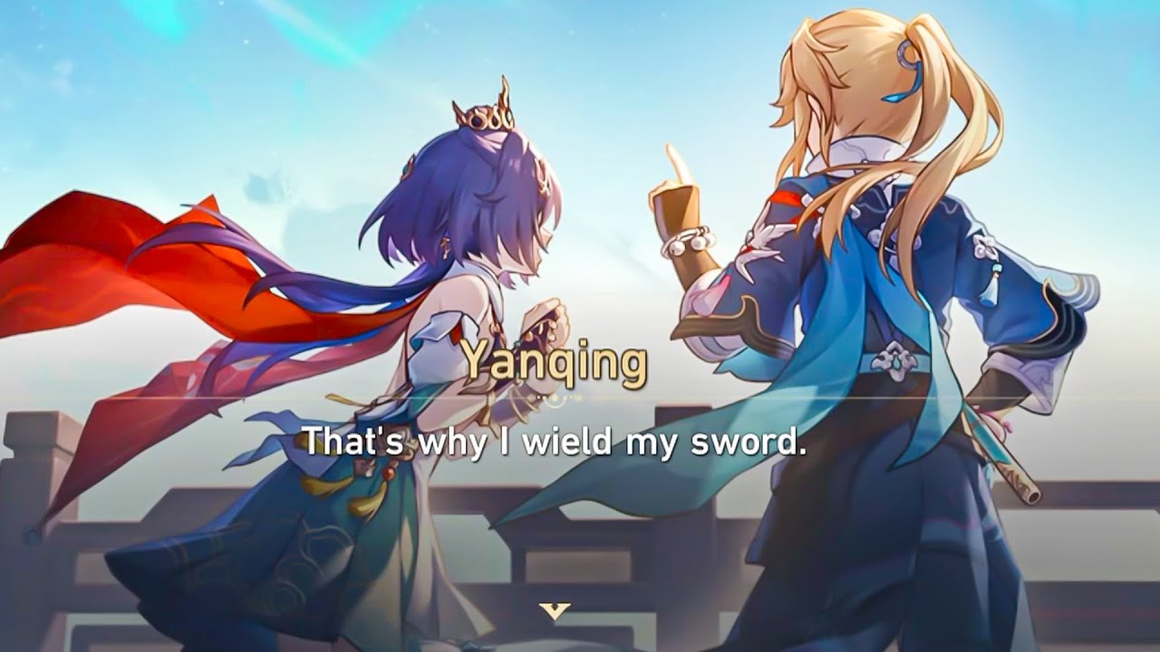 JIAOQIU Meets YUNLI & YANQING Cutscene Honkai Star Rail HSR - YouTube