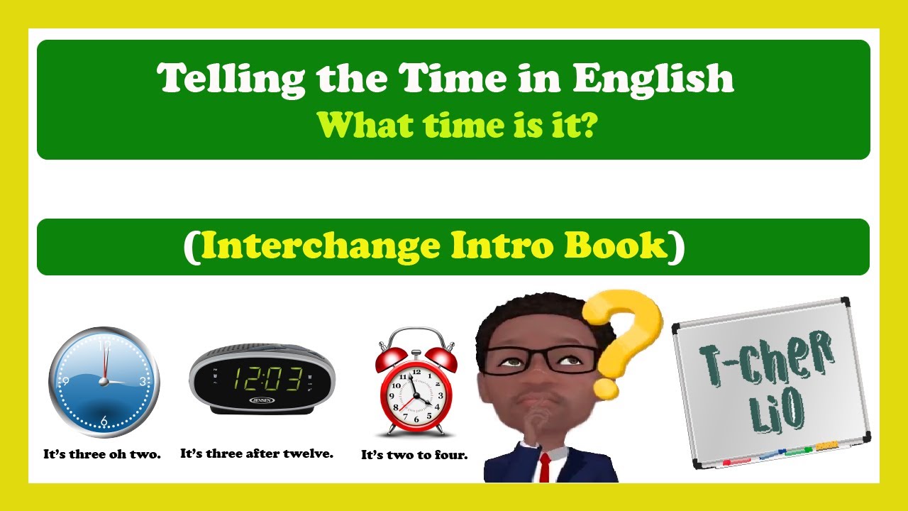 Telling the Time in English (Basic English) - YouTube