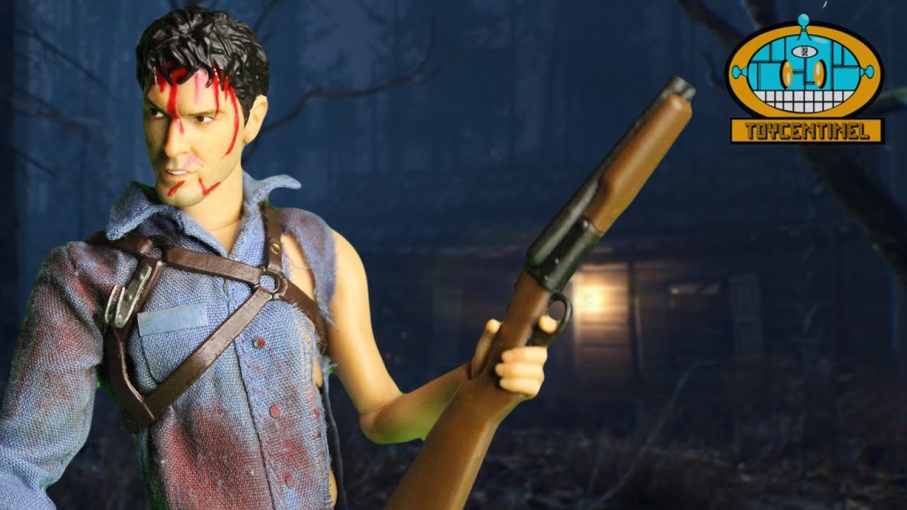 Ash Evil Dead 2 Mezco Review - YouTube