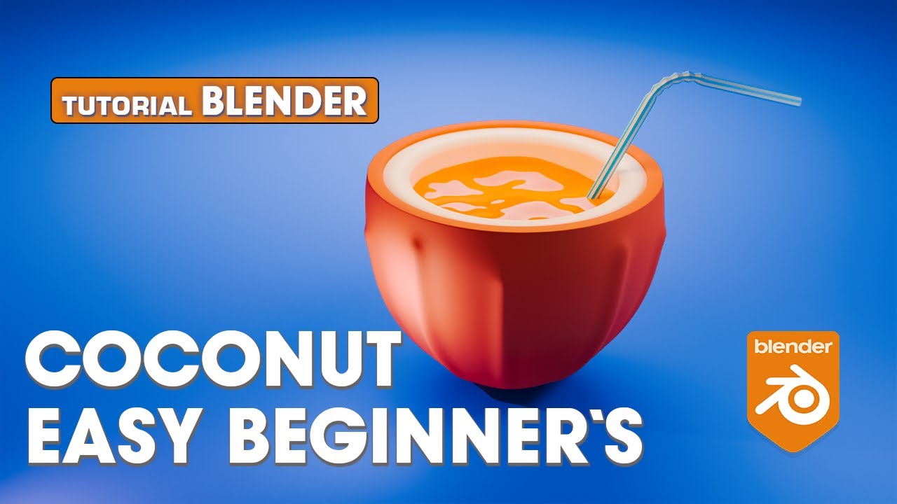 Low-Poly Coconut Modeling in Blender - YouTube