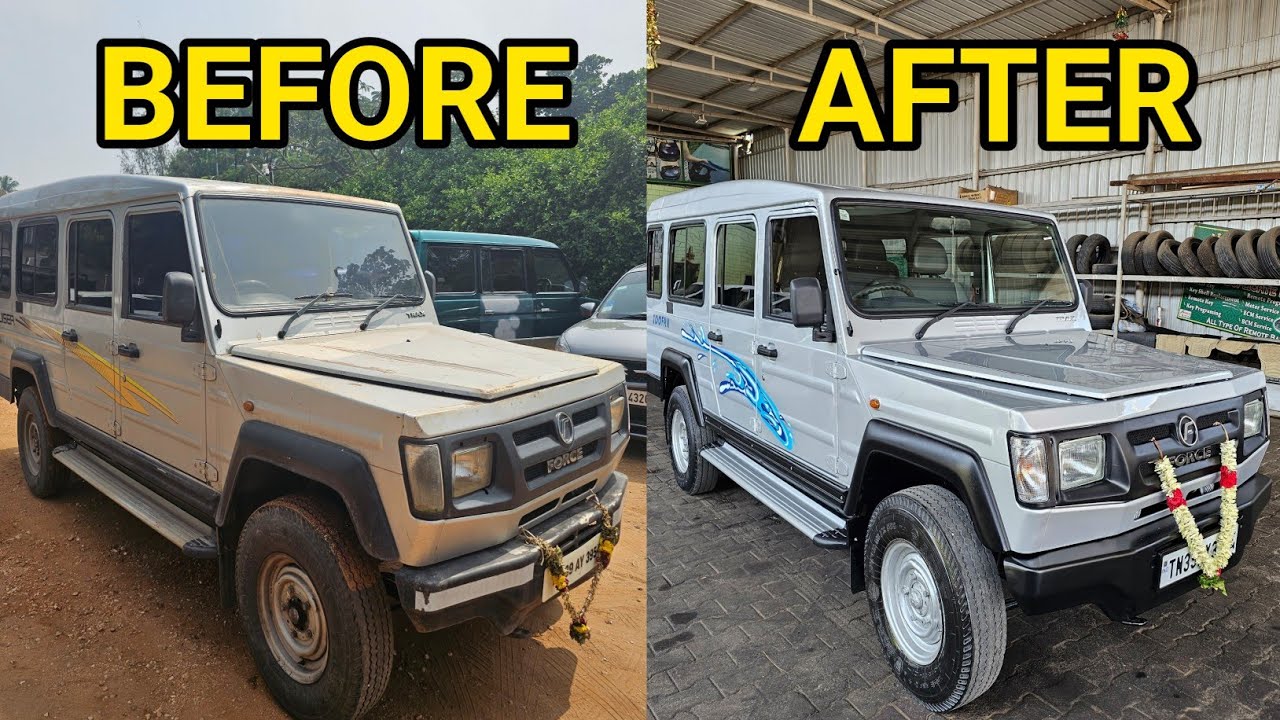 இப்படி ஒரு மாற்றமா 😳 ? Force Cruiser Restoration - Tirupurmohan #tmf ...