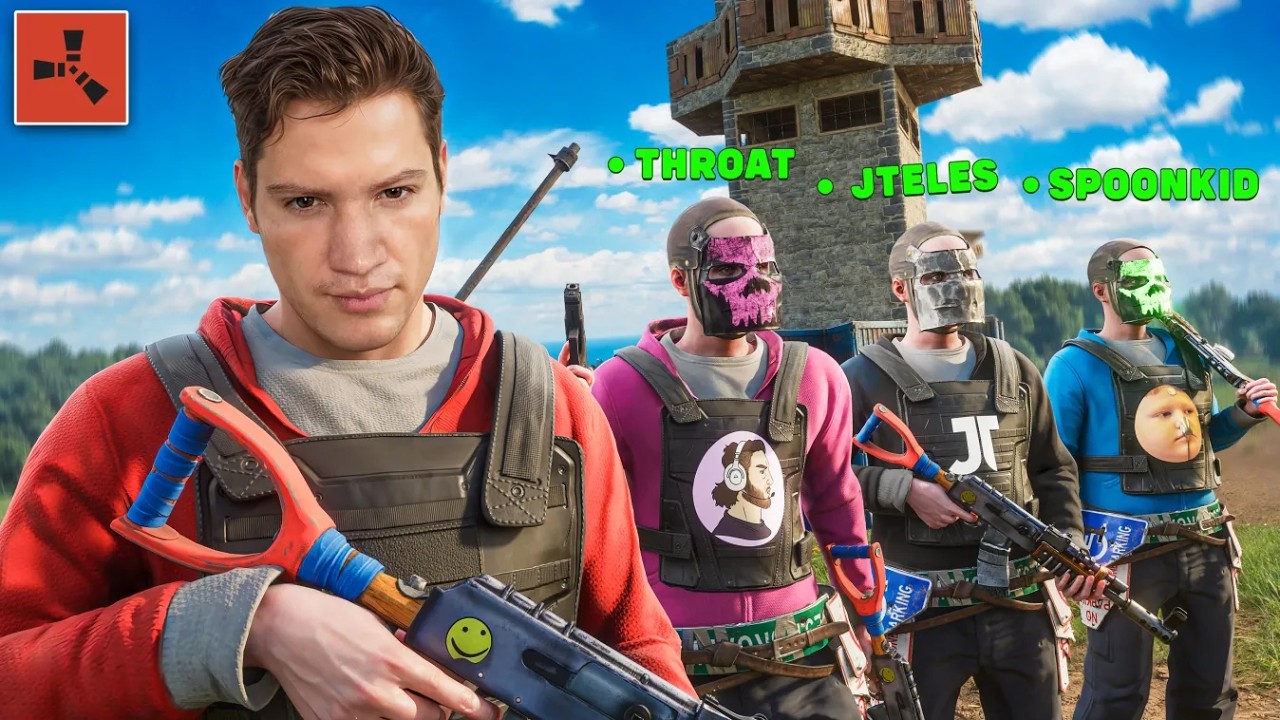 I Played Rust for 12 Hours STRAIGHT... (ft. Spoonkid + Jteles + Throat ...
