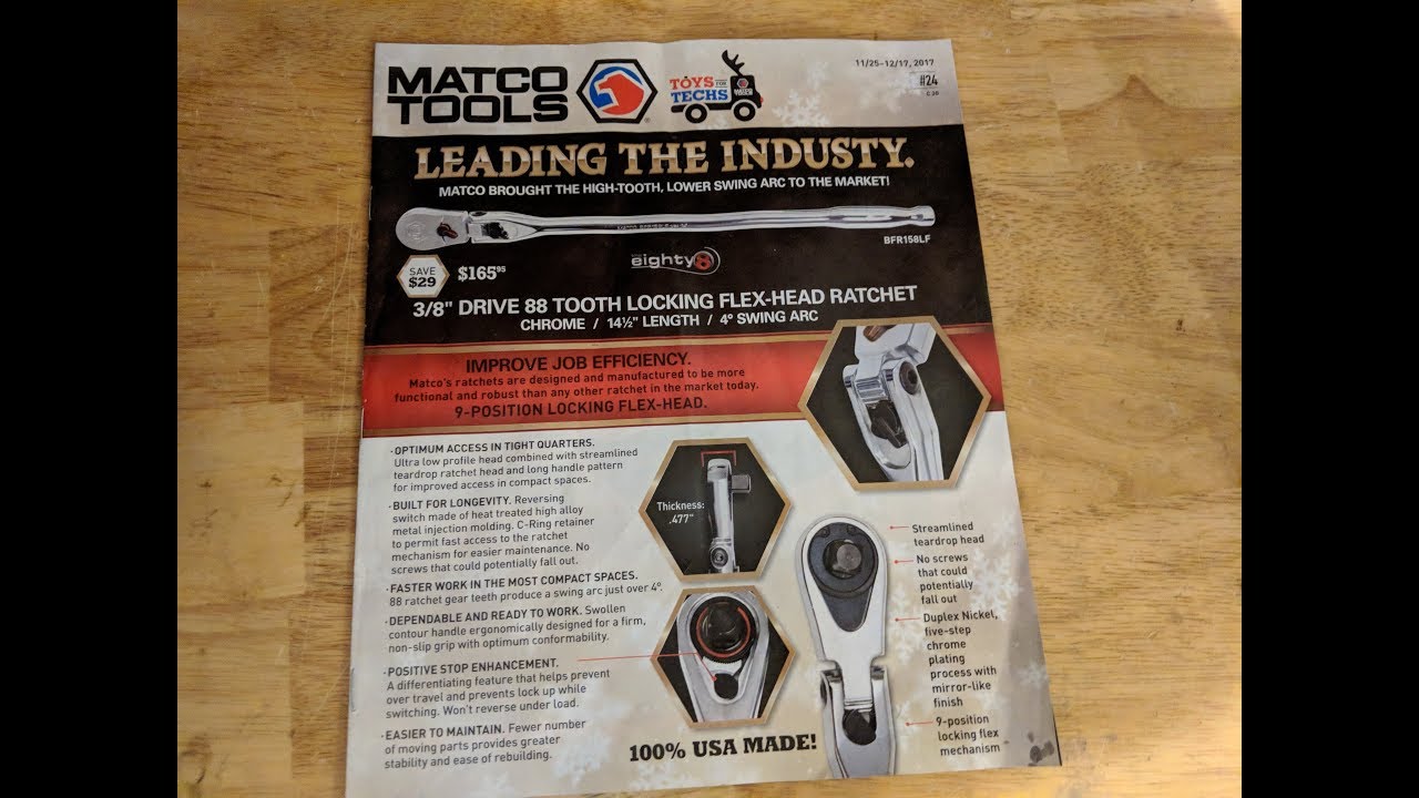 Matco December Flyer review - YouTube