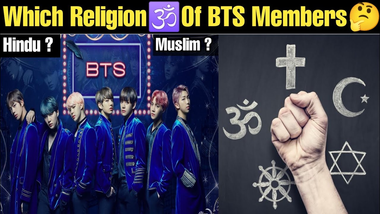 Which Religion Of BTS MEMBERS 🤔 BTS Hindu Muslim 😱 BTS All Members ...