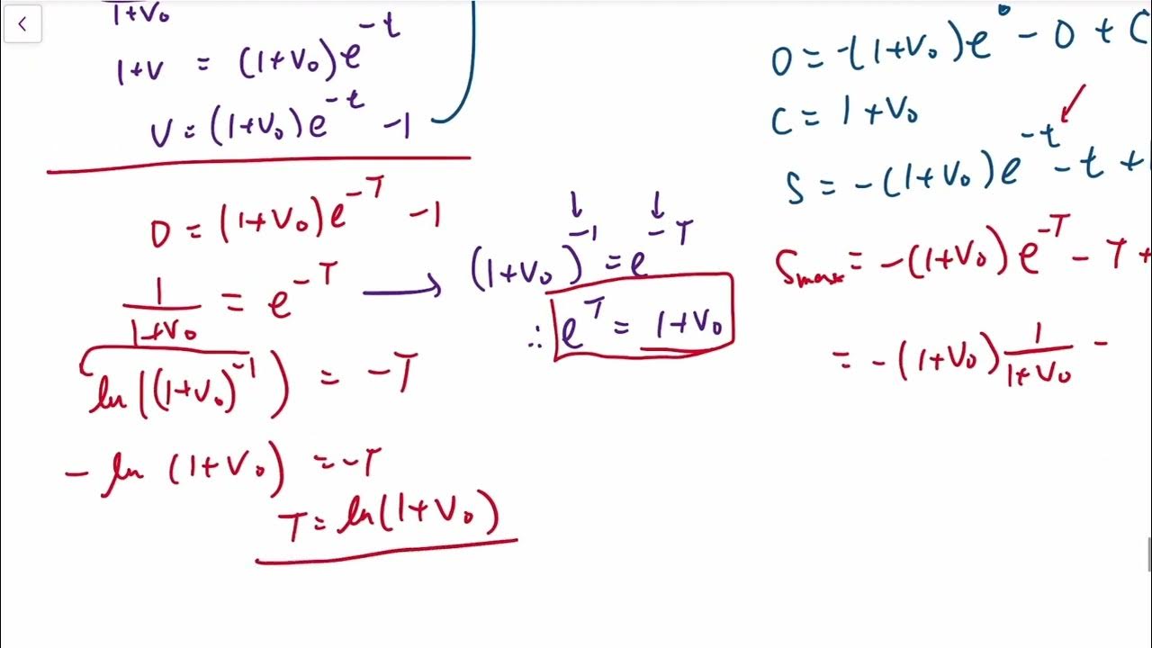 IB Math AA 2021 May TZ2 Paper 1 HL Q11 - Kinematics + Differential ...
