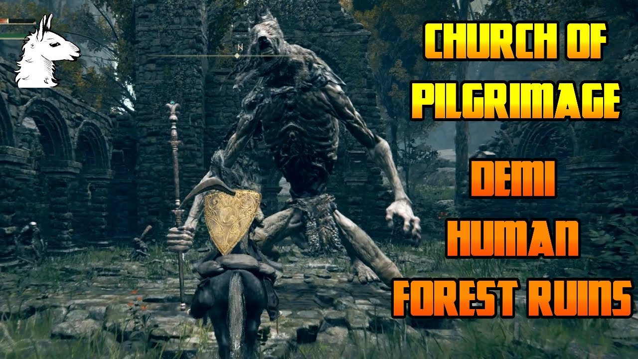 Let's Play Elden Ring (38) Church of Pilgrimage - Demi Human Forest ...