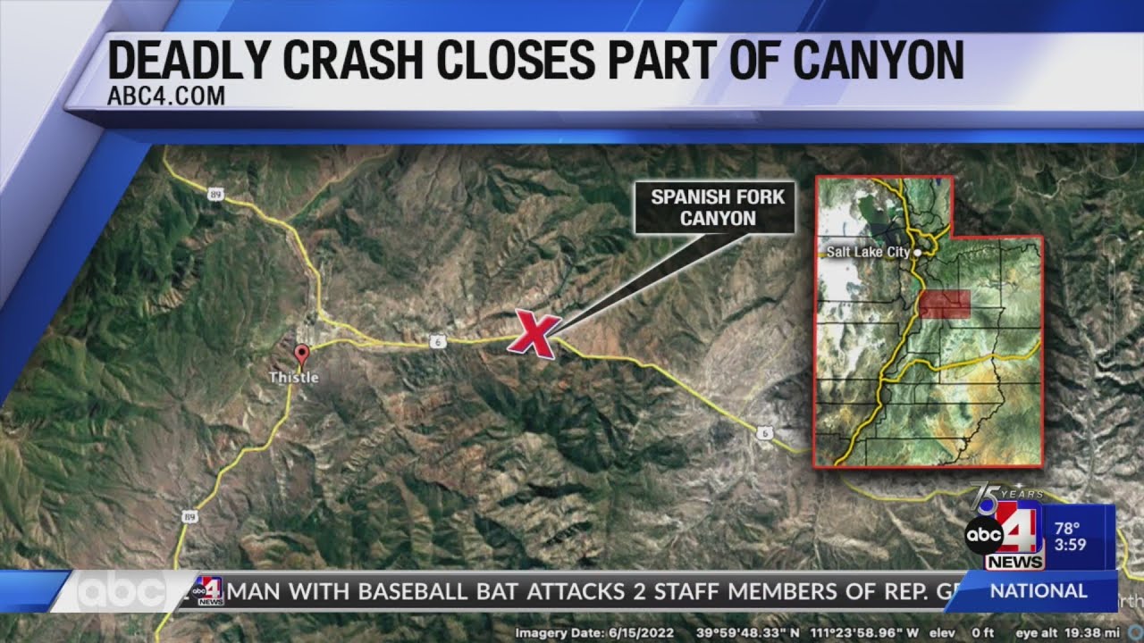 1 Dead Following Crash On US-6 In Utah County - YouTube