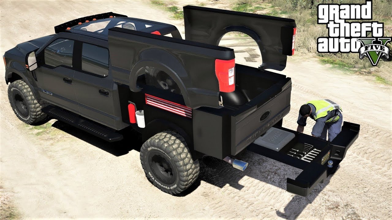 GTA 5 Real Life Mod #206 Brad Deberti Transformer Ford F-250 Service ...