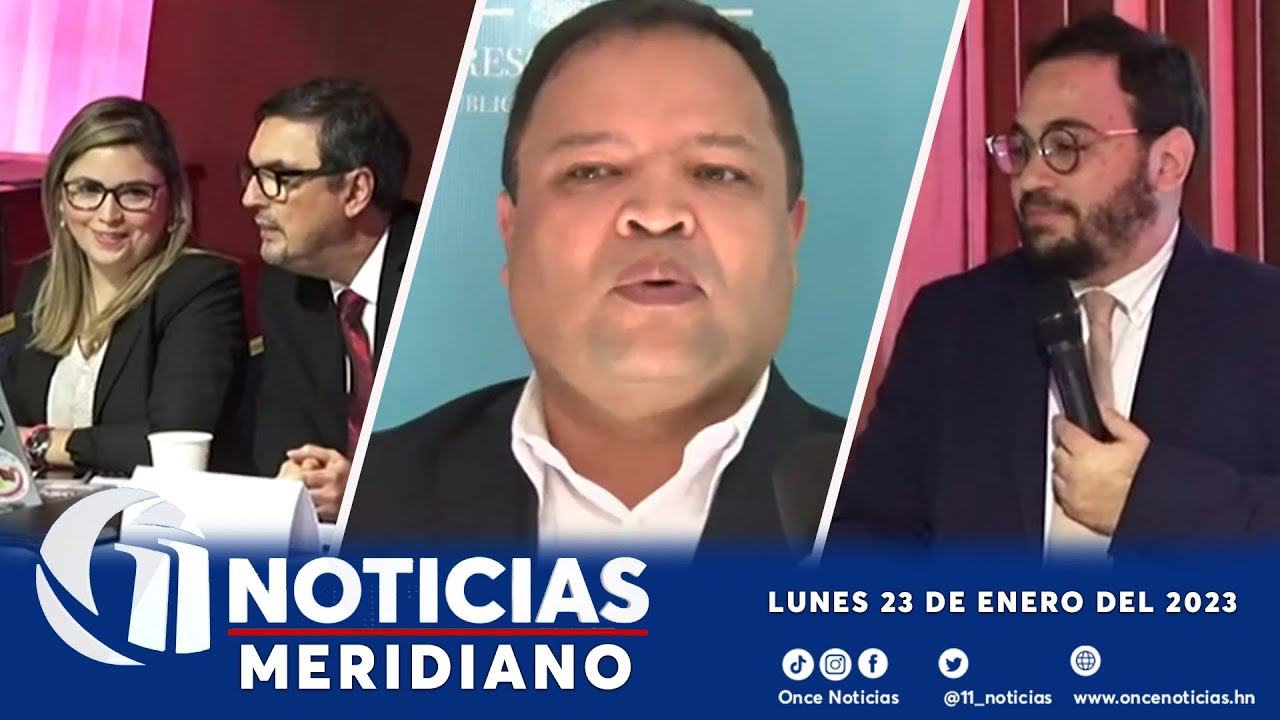 Once Noticias Meridiano | Lunes 23 de enero del 2023 - YouTube
