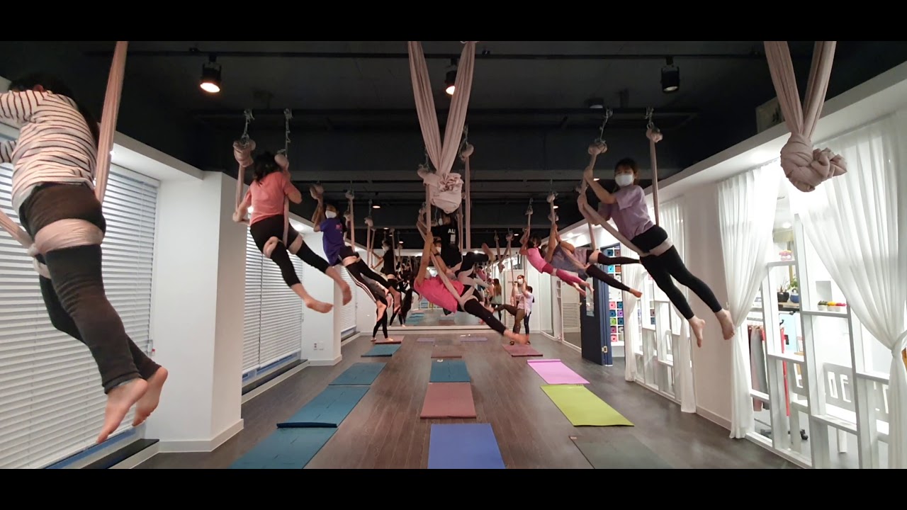 키즈플라잉 슈퍼맨 에어리얼요가 Flyingyoga Youtube