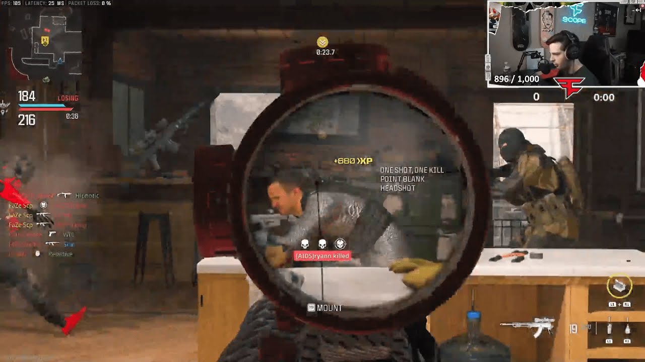 FAZE SCOPE GOES ABSOLUTELY INSANE WITH THE META SNIPER IN MW3… 😲 - YouTube