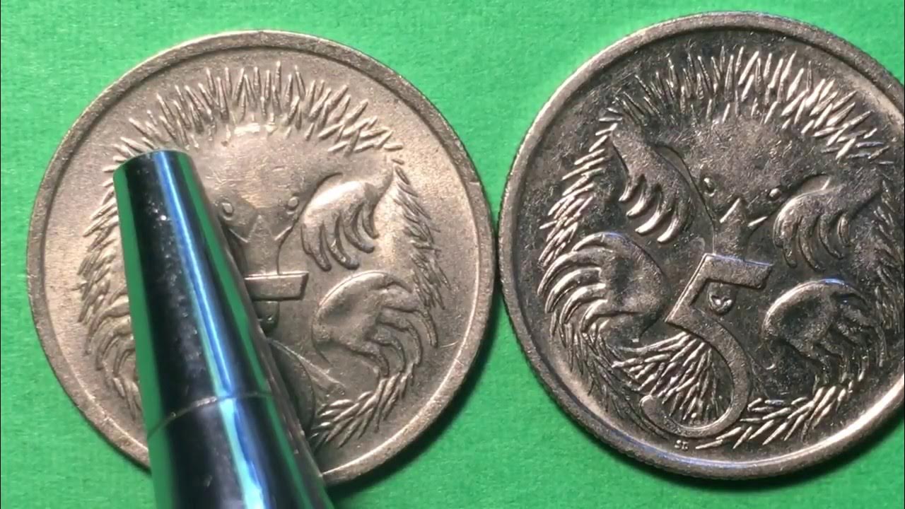 Australia 5 Cents Coins 1966, 1994, 2002 - YouTube