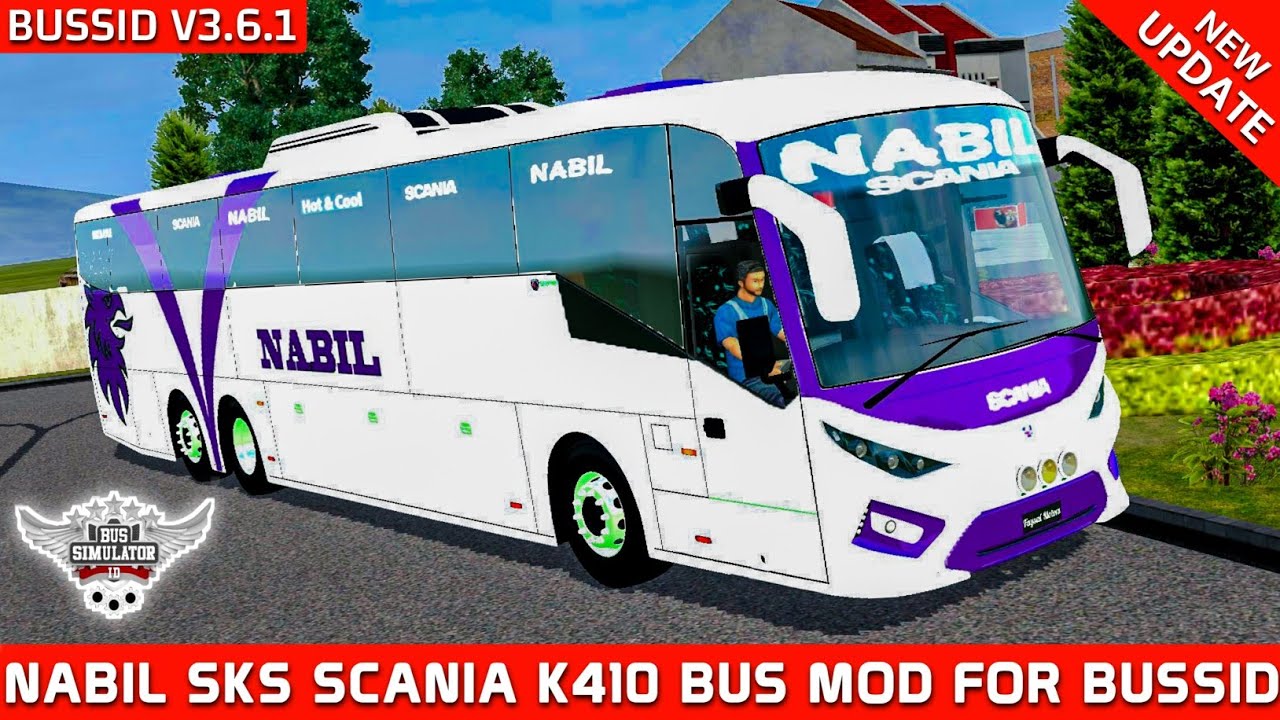 Updated Nabil SKS Scania K410 Bus Mod For Bus Simulator Indonesia ...