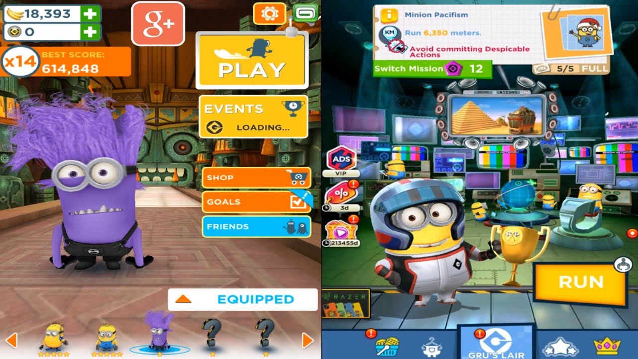 Despicable me Minion rush Evil minion Racer minion El Macho Vector Boss ...