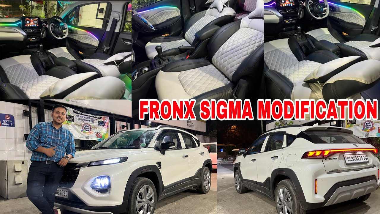 Fronx Base To Top Modification 2024 | Fronx Sigma To Alpha Modified ...