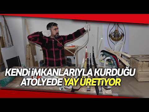 Yay Ustası Bülent Akarsu, Ahlat’a Özgü 2 Yay Modeli Üretti