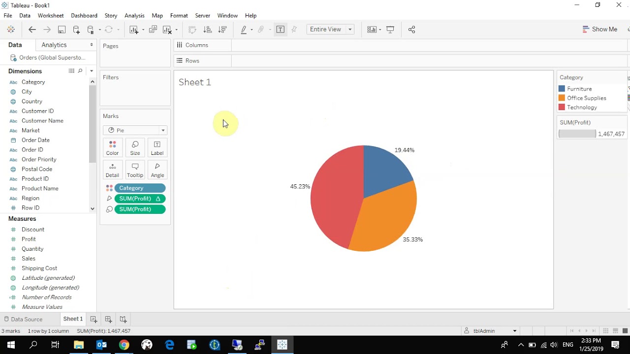 Tableau Software - Skill Pill - Donut Chart (EN) - YouTube
