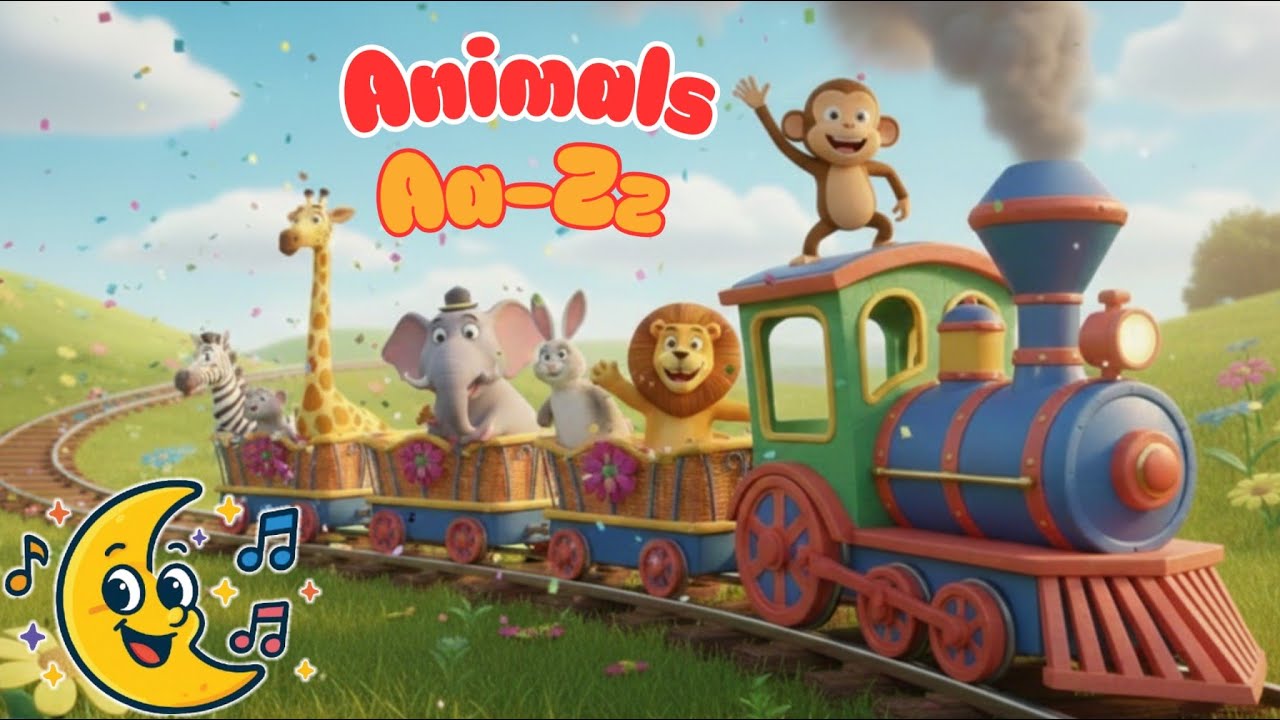 ABC Animals Song | Learn A to Z | Loonie Tunes Nursery Poems - YouTube