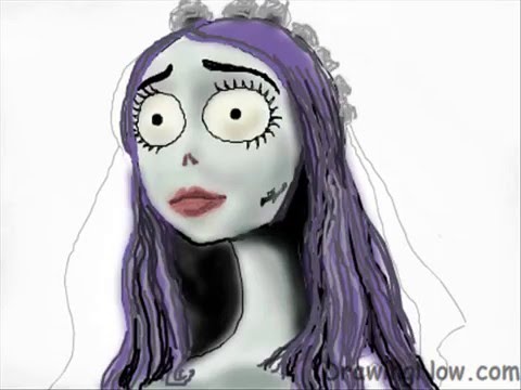 How to Draw Corpse Bride - YouTube