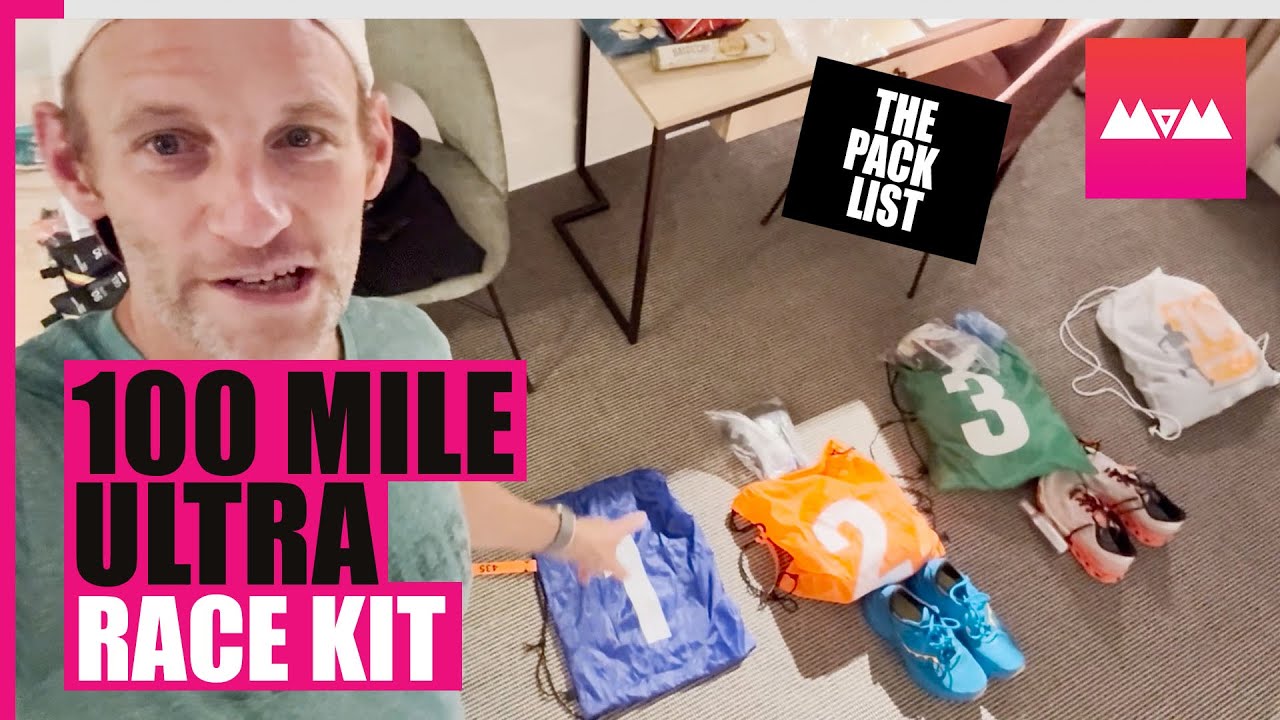 My 100 Mile Ultra Race Kit: What I packed to run 100 miles around ...