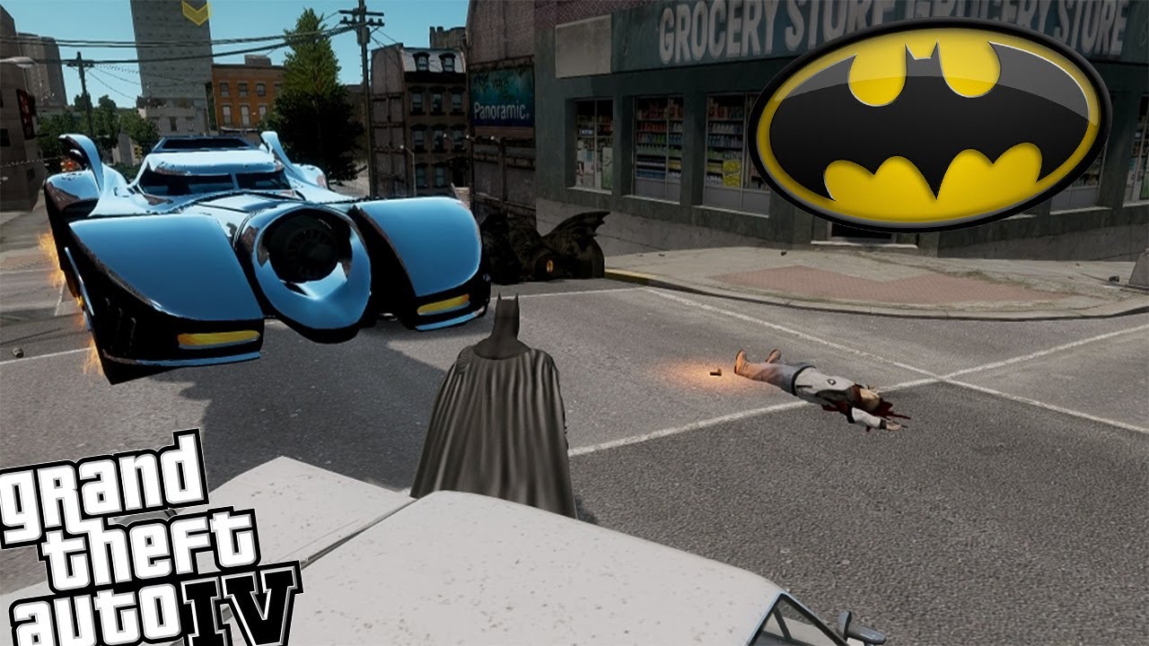 GTA IV LCPDFR Batman Mod Police Patrol - Day 4 - Batmobile Attack Me ...