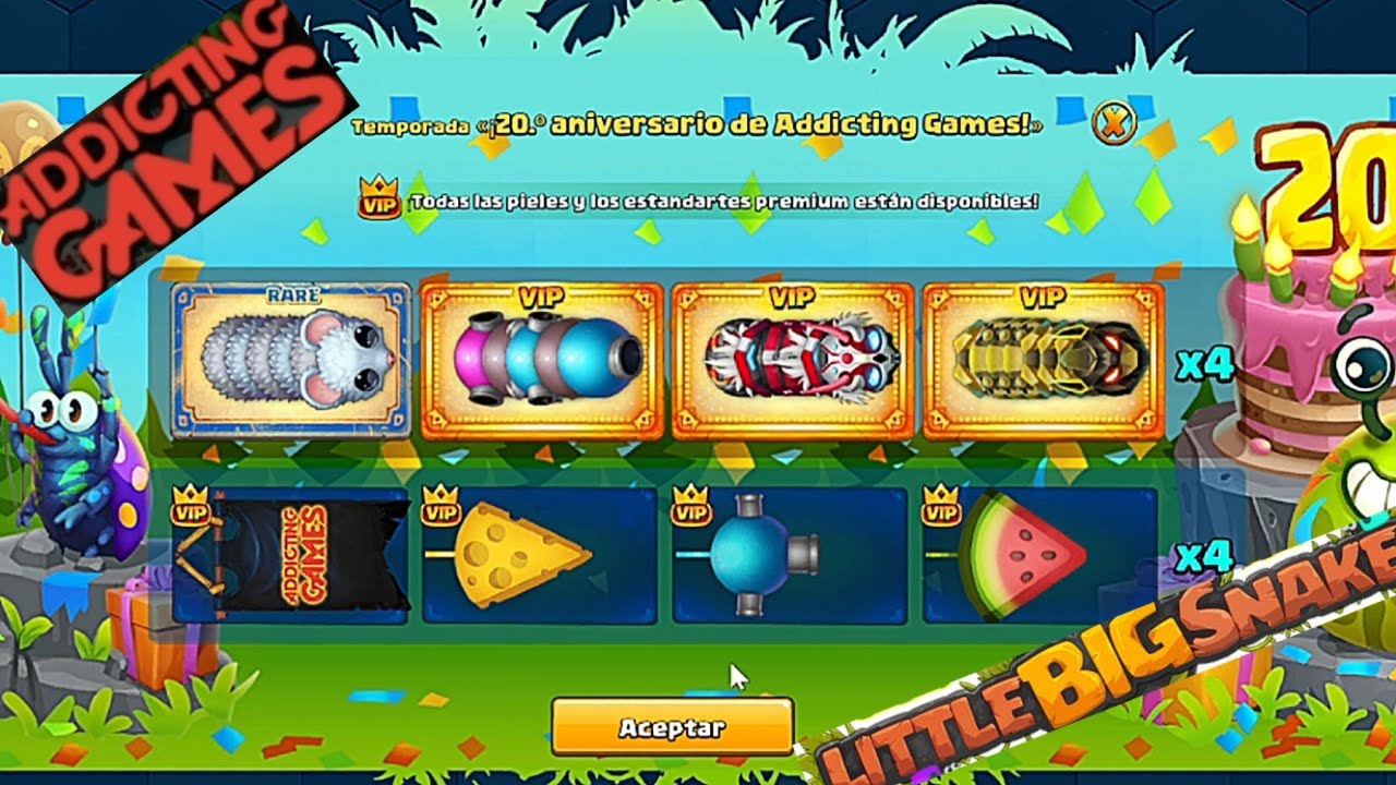 🔥Amazing New Update☢️New Skins🐍😮Little Big Snake Gameplays funny ...