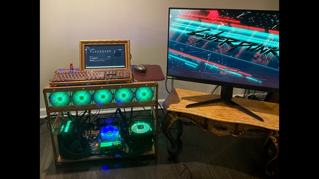 Luxor Ultra Rig- Multi GPU Workstation- Gaming/Mining/Deep Learning ...