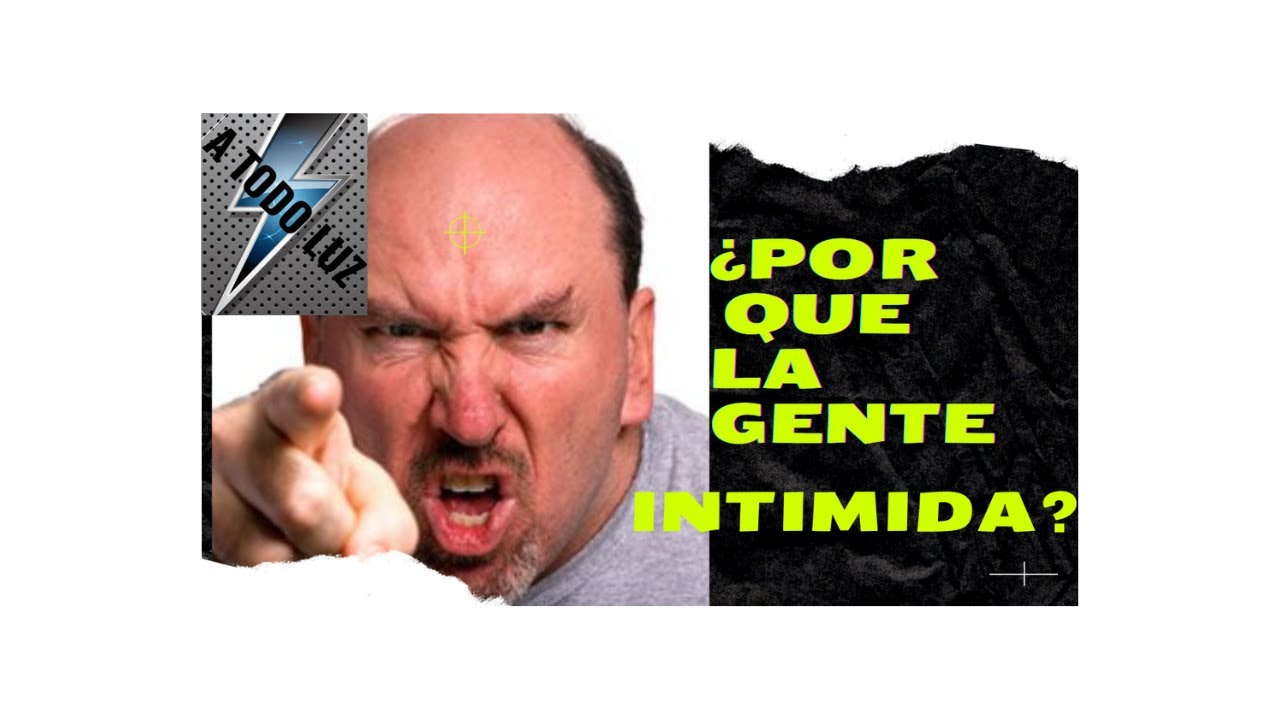 ¿Pero por qué la gente intimida y cuál es su condena? ¿Es por qué soy ...