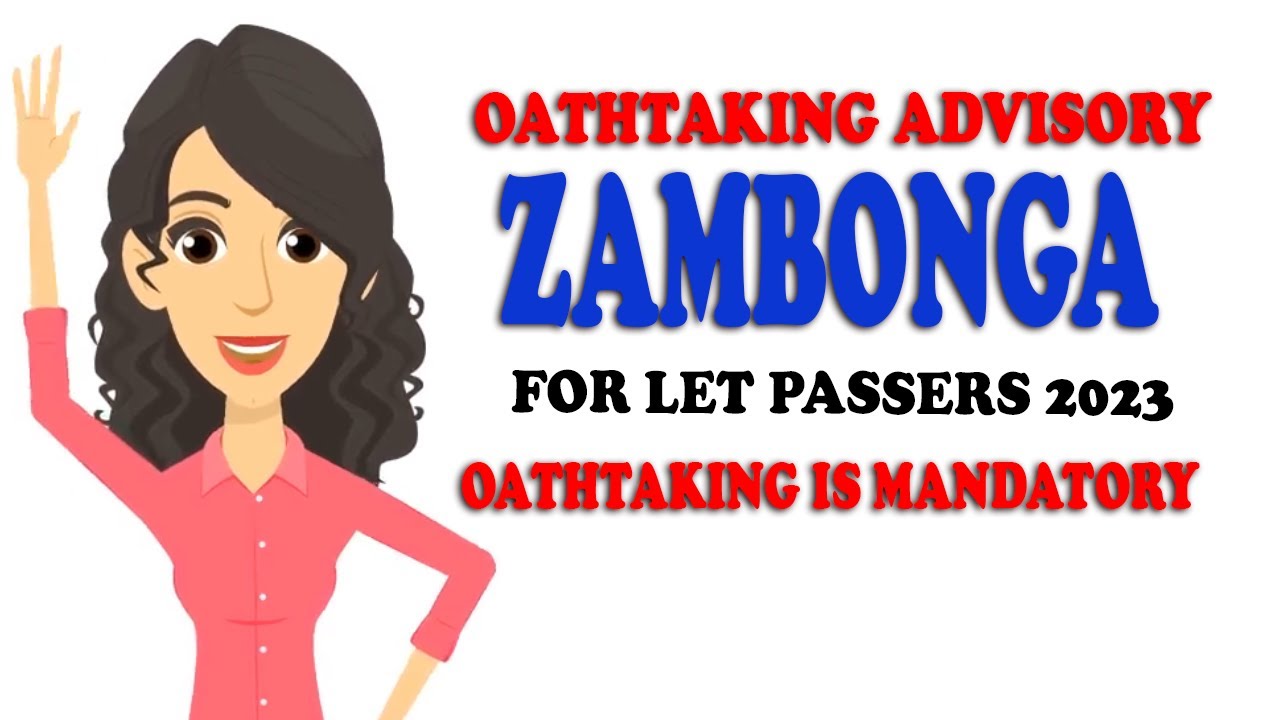 OATHTAKING ADVISORY FOR ZAMBOANGA CITY | OATHTAKING IS MANDATORY TO GET ...