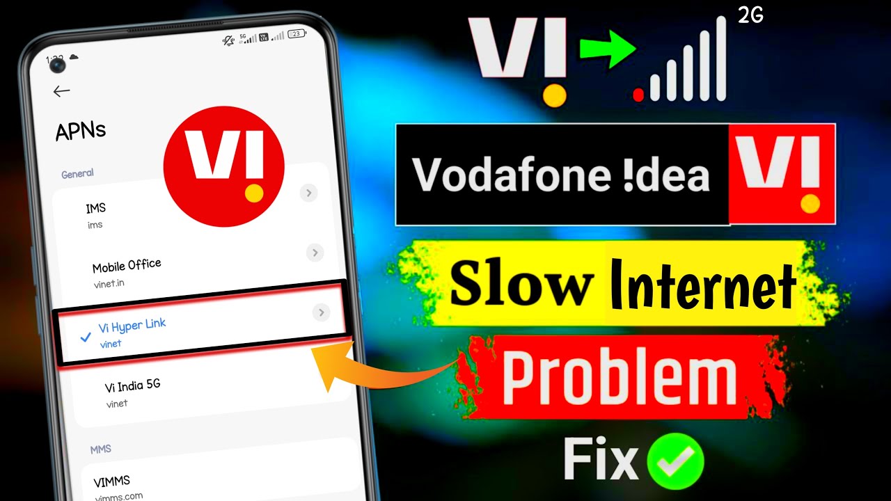 Vi Network Problem | Vi Internet Not Working | Vodafone APN setting for ...