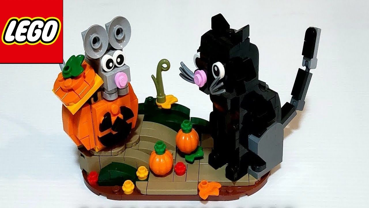 LEGO 40570 Halloween Cat And Mouse - YouTube