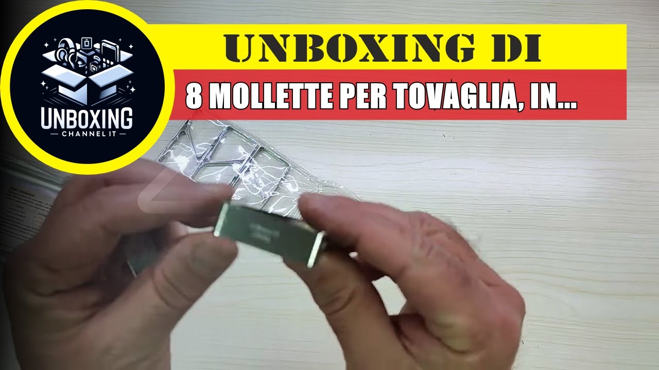 8 mollette per tovaglia, in acciaio inox - CYWVYNYT - YouTube