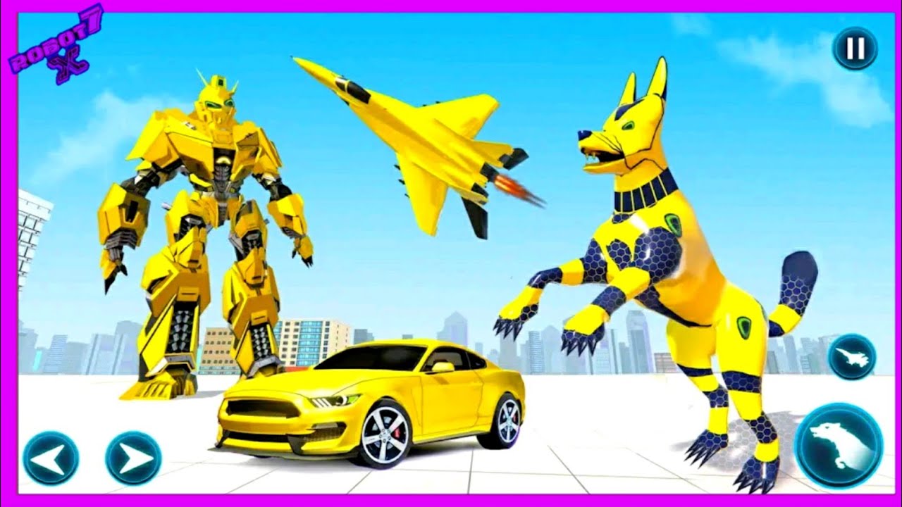 Jackal Transform Tank Robot Android gameplay - YouTube