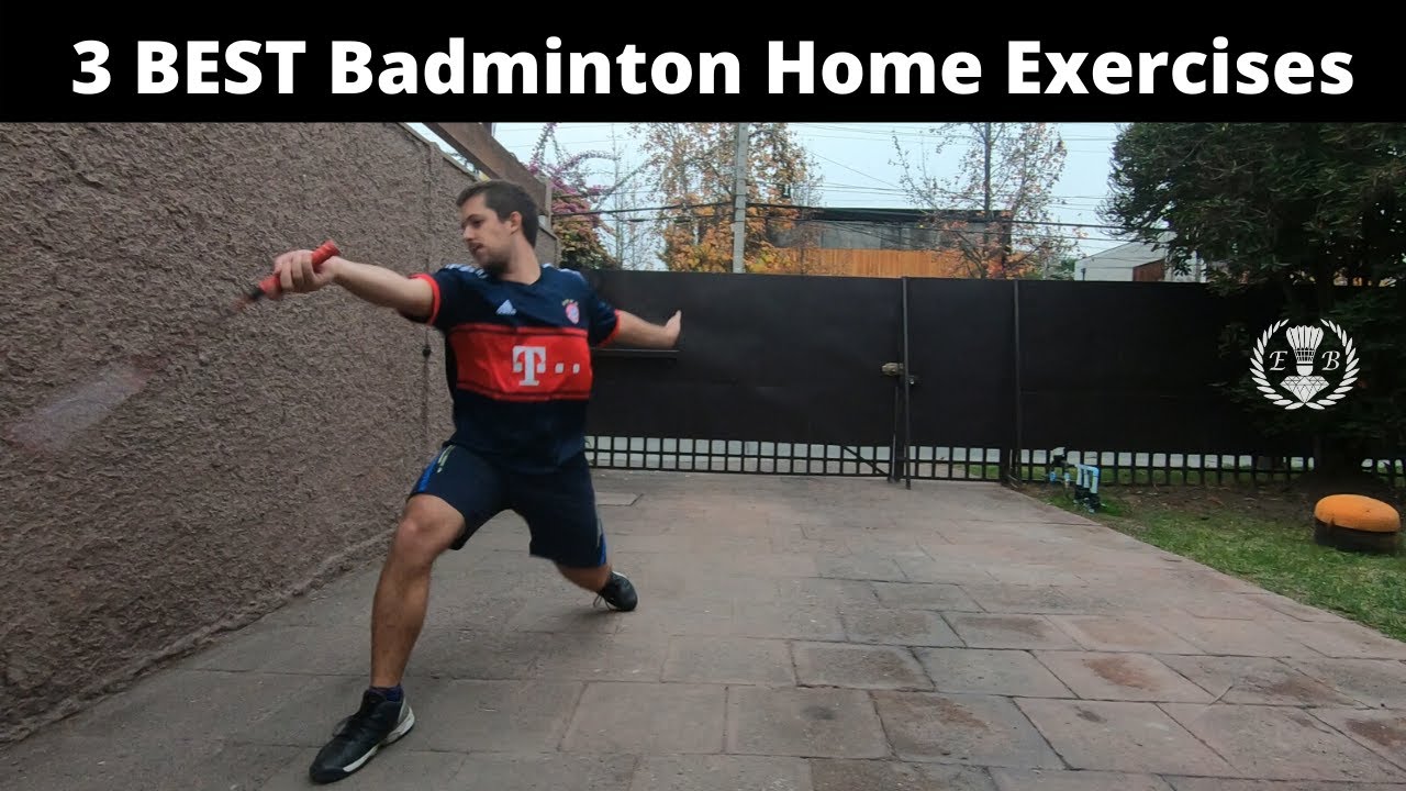 3 of the BEST Badminton Exercises you can do at Home - Badminton during ...