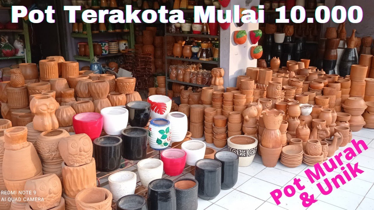 Hunting Pot Terakota Murah & Unik di Plered Purwakarta - YouTube