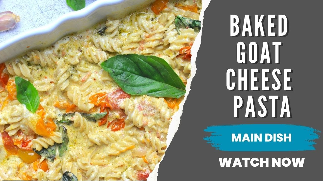 Baked Goat Cheese Pasta | Low Carb Recipes - YouTube