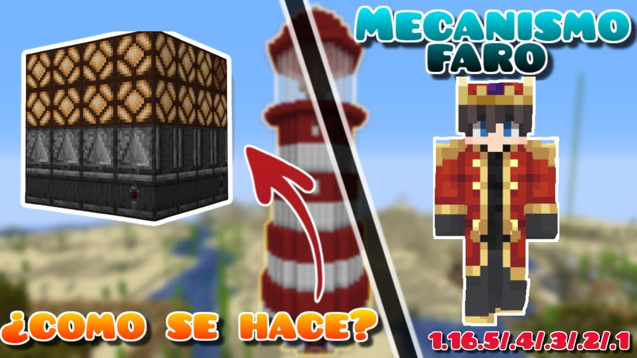Cómo HACER un FARO "ANIMADO" en MINECRAFT | 1.16.5 - YouTube