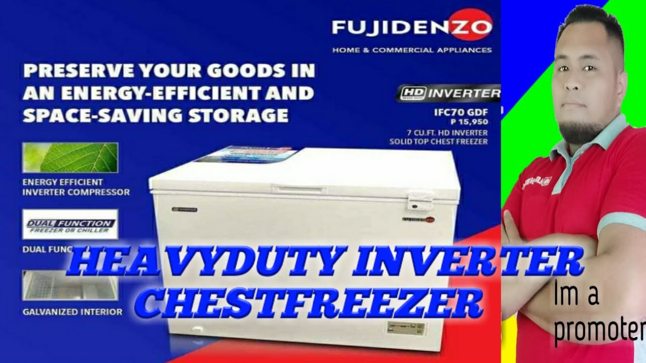 YOUR NEW FUJIDENZO CHESTFREEZER HEAVYDUTY INVERTER..IFC-70GDF.. - YouTube
