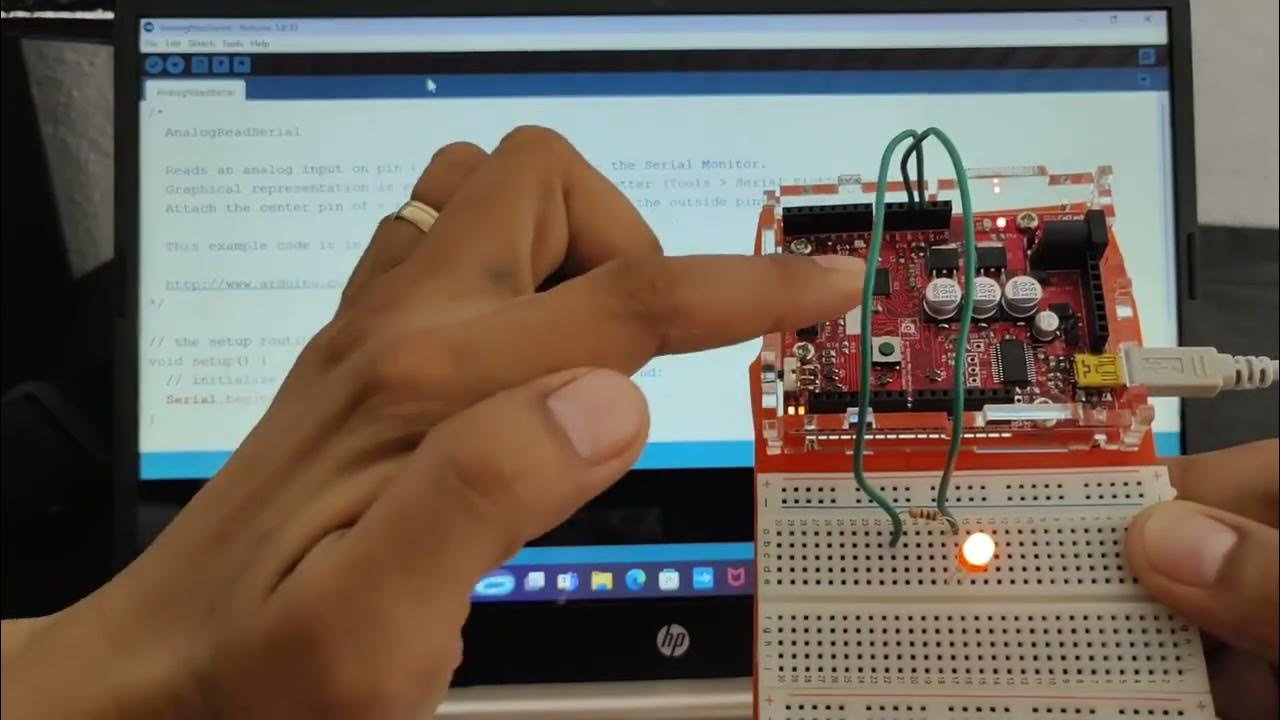 sample program for GizDuino microcomputer with arduino IDE - YouTube