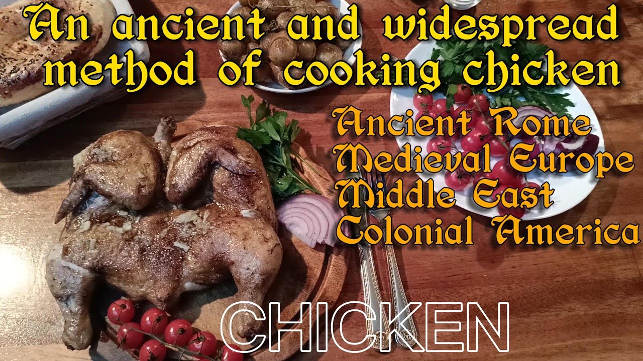 Fried chicken, cooking under the press, the old-fashioned way - YouTube